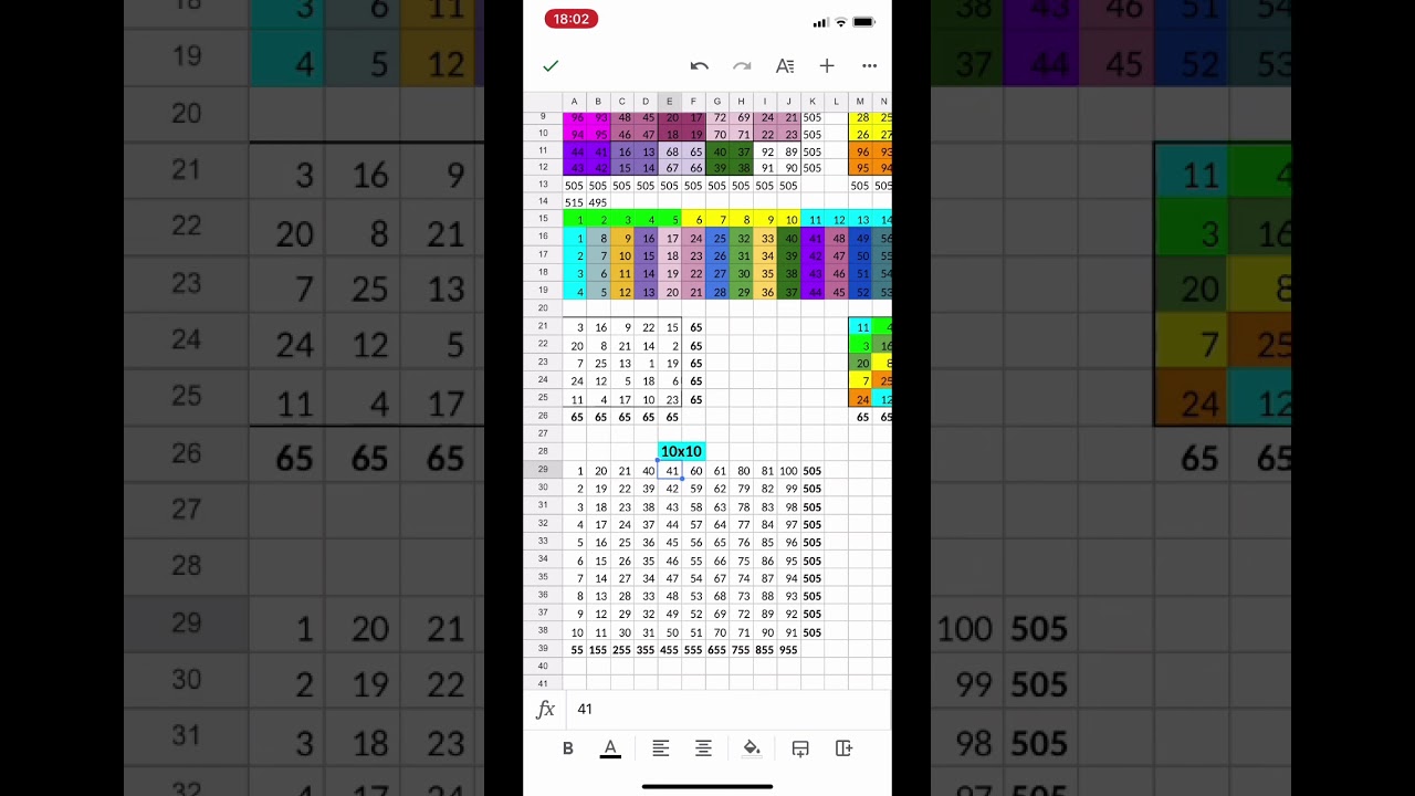 Creating magic square 10. Part 4 - YouTube