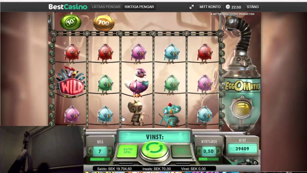 Super mega win on eggomatic and instant freespins - YouTube