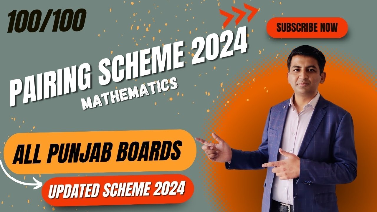 2nd Year Math Pairing Scheme 2024 || All Punjab Boards || 12 Class Math ...