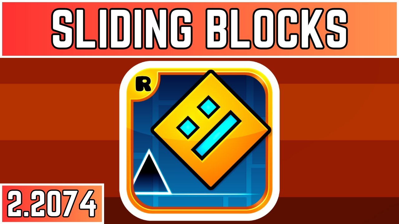 How To Allow Sliding On Blocks In Geometry Dash 2.2074 - YouTube