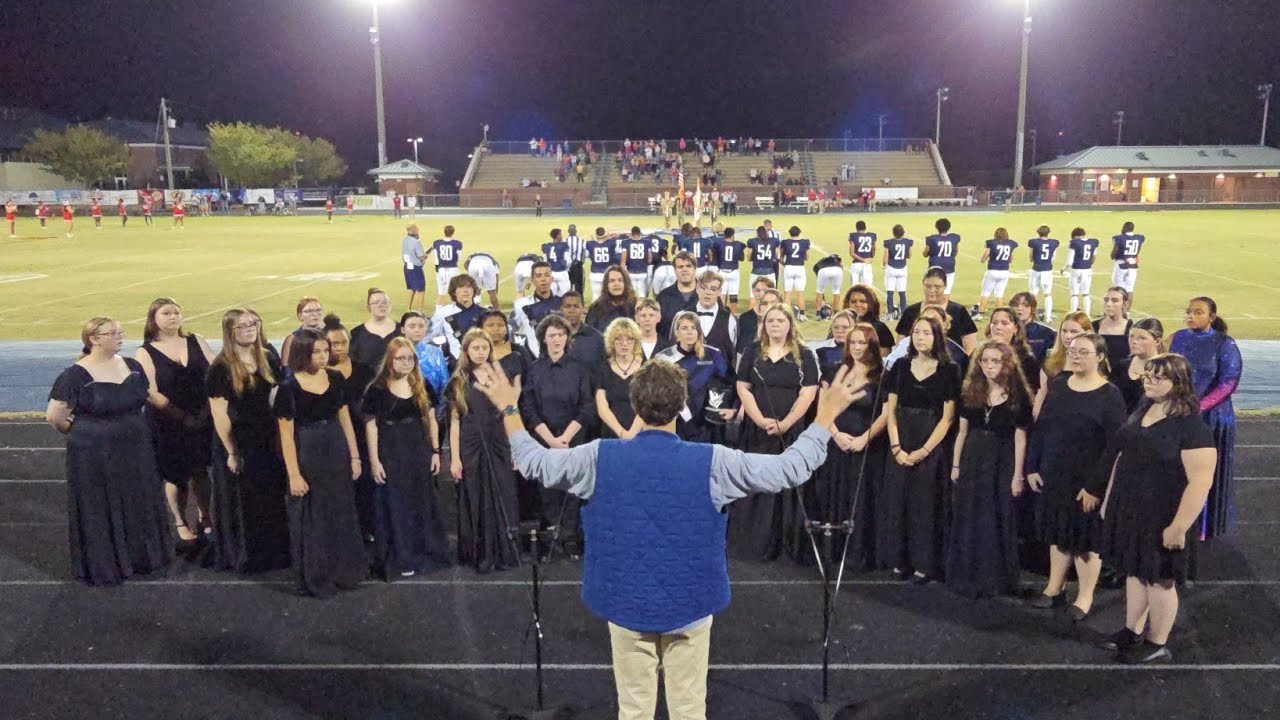 The Walton High School chorus class sang the Star-Spangled Banner at ...