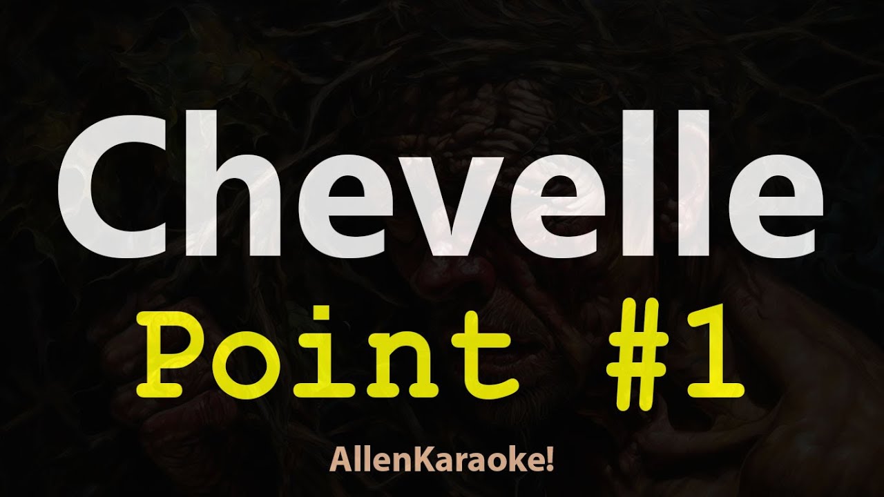 Chevelle - Point #1 (Karaoke) - YouTube