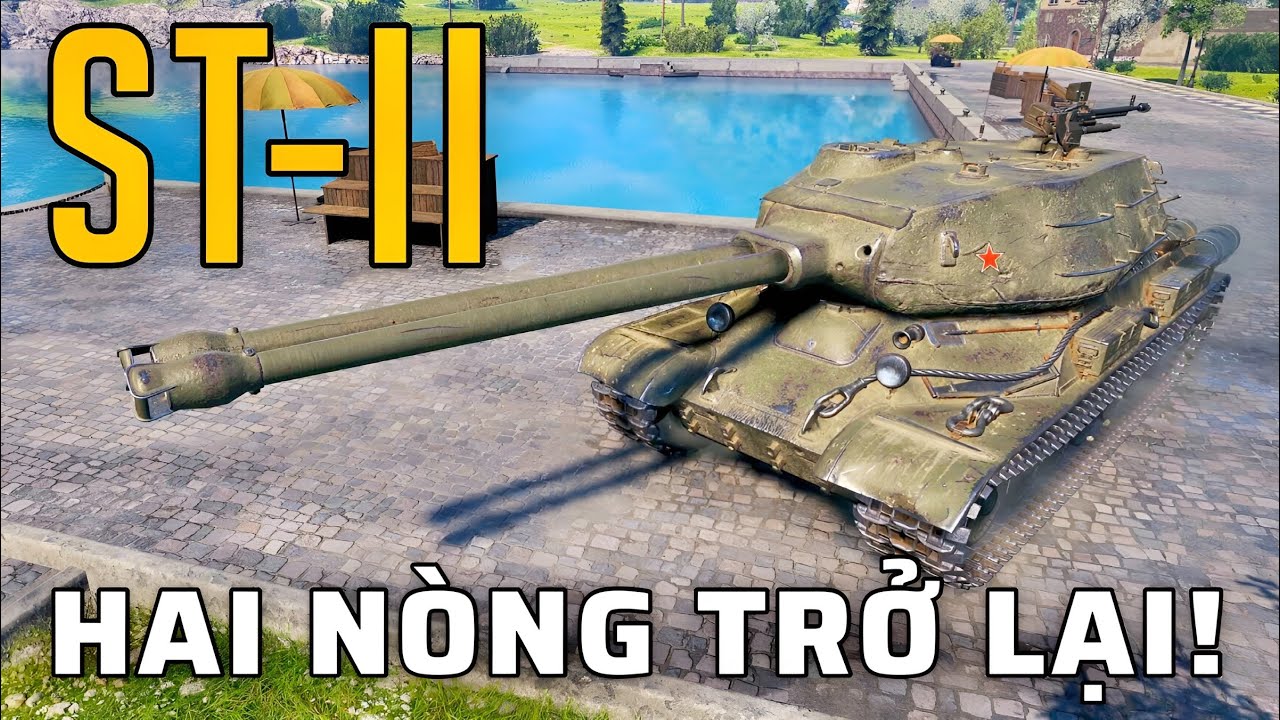 ST-II: Sức mạnh hai nòng Liên Xô trở lại World of Tanks - YouTube