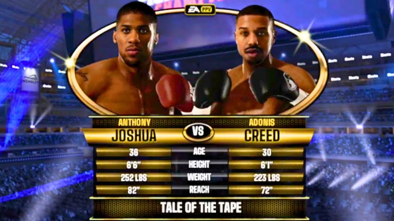 Anthony Joshua vs Adonis Creed FULL FIGHT | Fight Night Forever AI ...