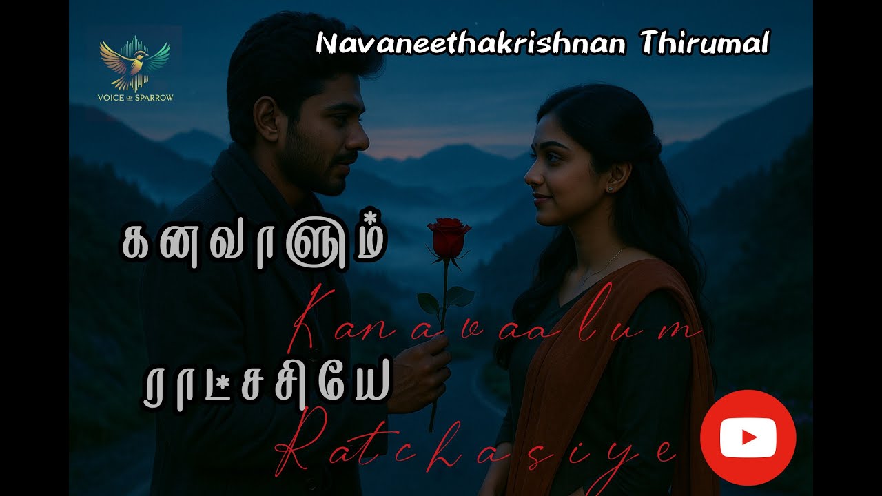 KANAVAALUM RATCHASIYE- கனவாளும் ராட்சசியே | Navaneethakrishnan Thirumal | Voice of Sparrow - YouTube
