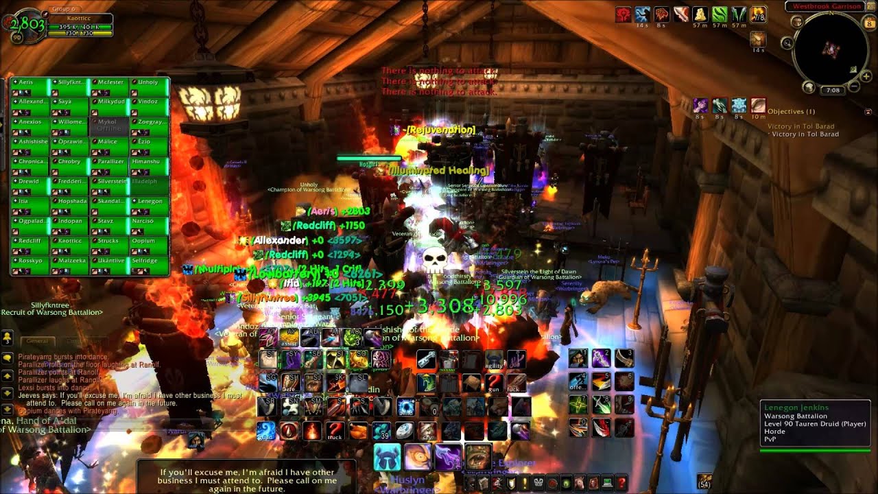 Warsong Battalion WPVP raid on Warbringer meeting - YouTube