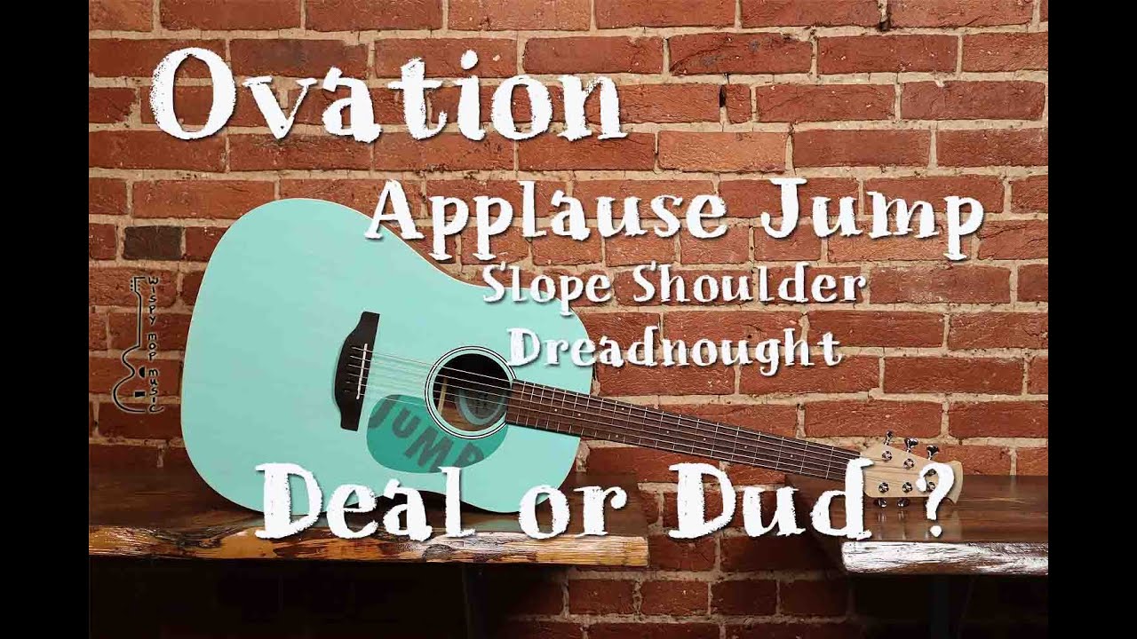 Ovation Applause Jump Dreadnought Review - YouTube