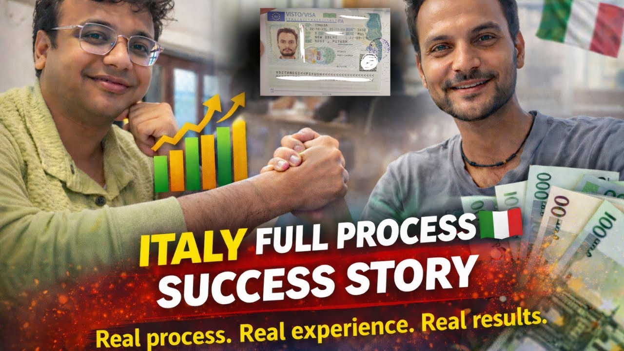 Italy Full Process Success Story | Ft. Piyush Negi for University of ...