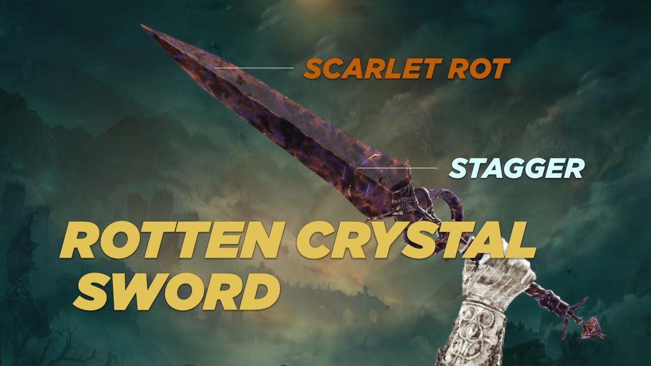 Elden Ring - Rotten Crystal Sword, Spinning SCARLET ROT MELTDOWN Build ...