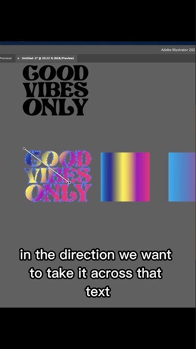 How to Apply Gradients to Text in Adobe Illustrator | # ...