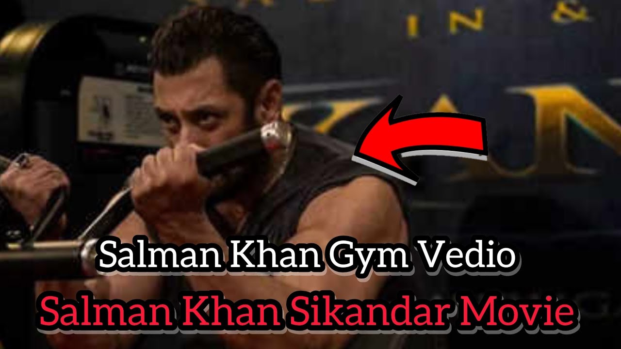 Salman Khan shares jaw-dropping workout picture for his next 'Sikandar | Bollywood News - YouTube