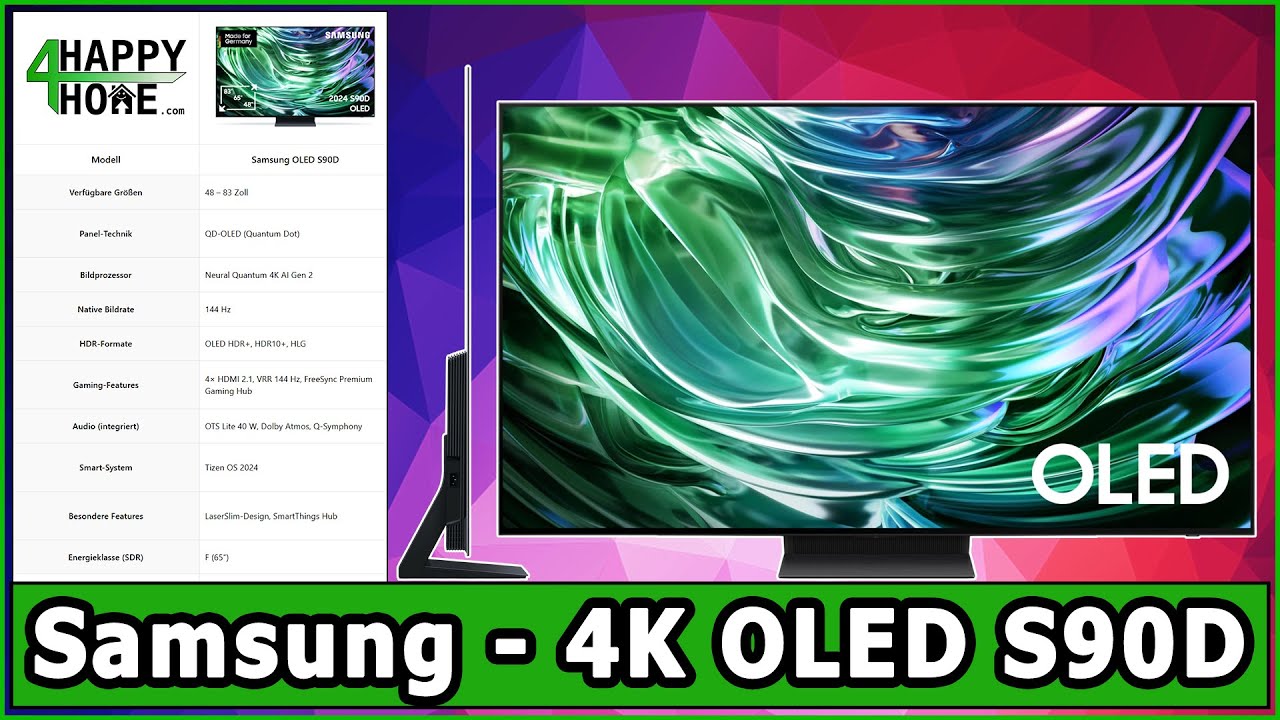 Samsung - S90D | 4K OLED TV Testsieger | Produktvorstellung - YouTube