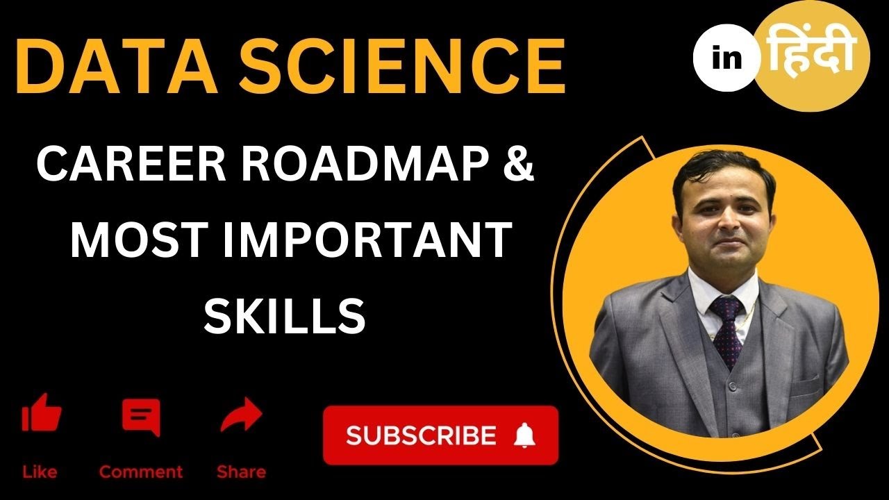 Data Science Career Roadmap Career For Data Scientist Important Skills In Hindi Sachin