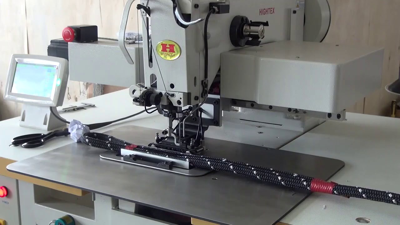Heaviest automatic safety straps and parachute harness sewing machine ...