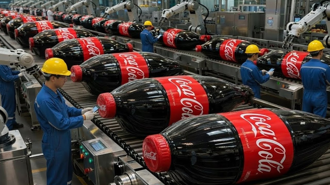 Inside a Modern Coca-Cola on a Massive Scale Factory: From Industry to ...