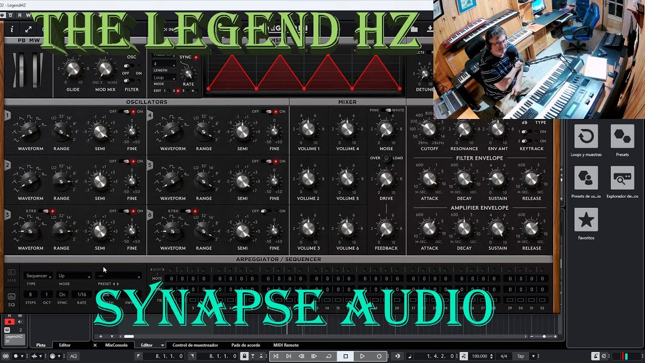 The legend HZ synapse audio Un sinte brutal - YouTube
