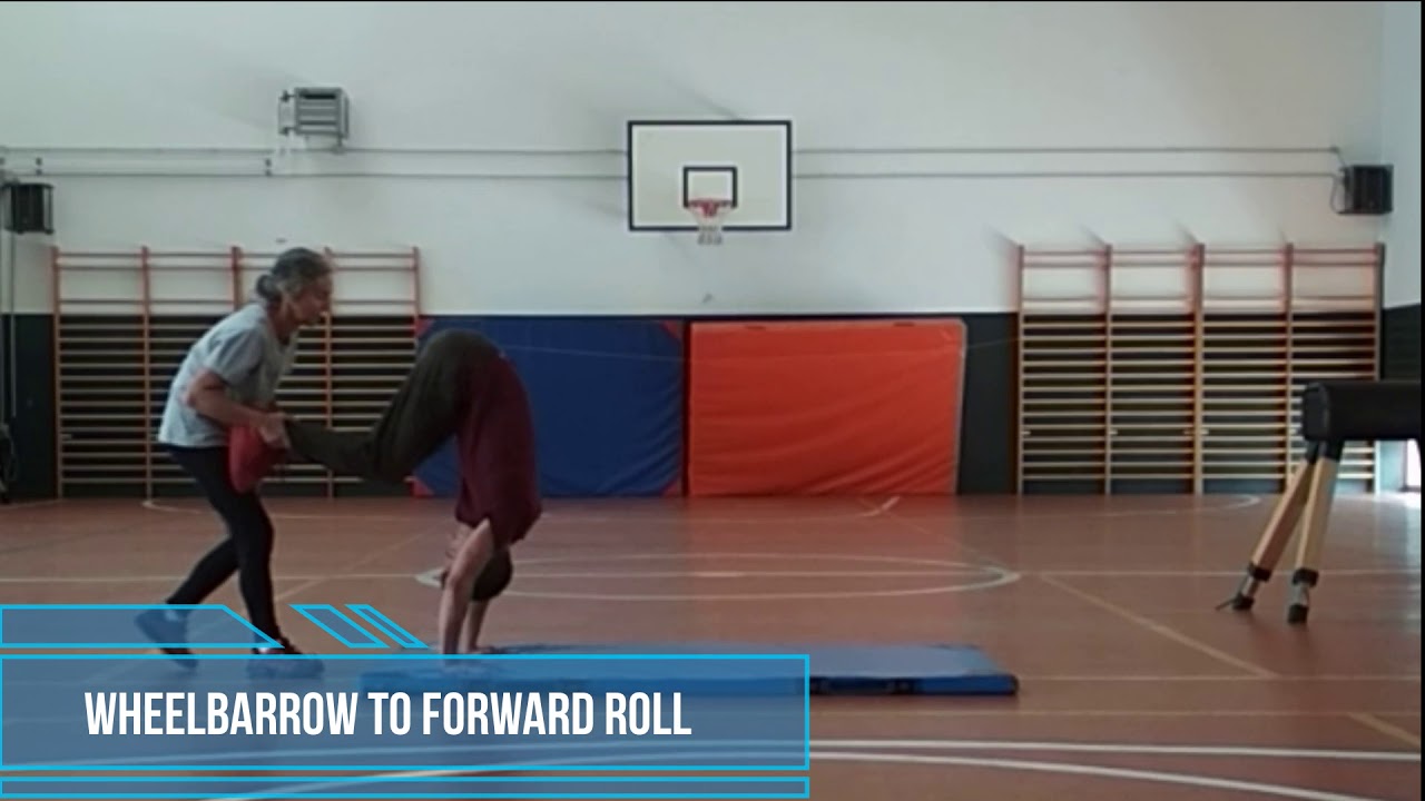 Wheelbarrow to forward roll - YouTube
