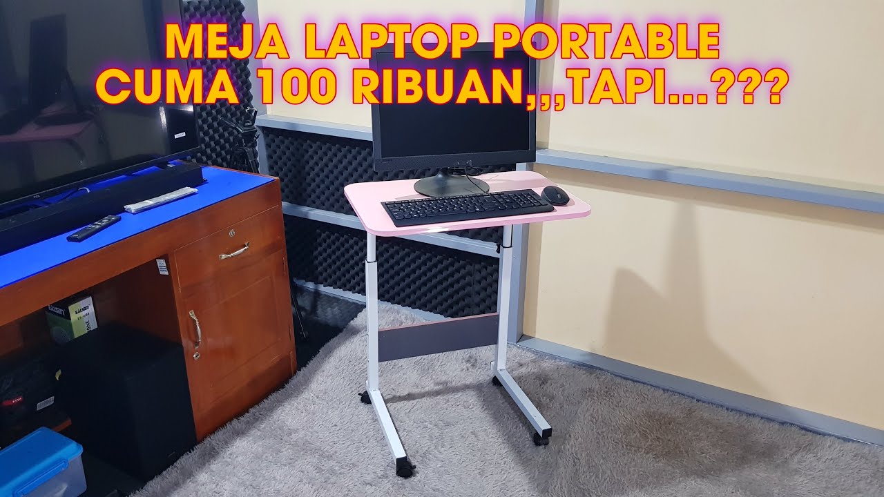 UNBOXING MEJA LAPTOP PORTABLE MURAH...KITA MODIFIKASI!!! - YouTube