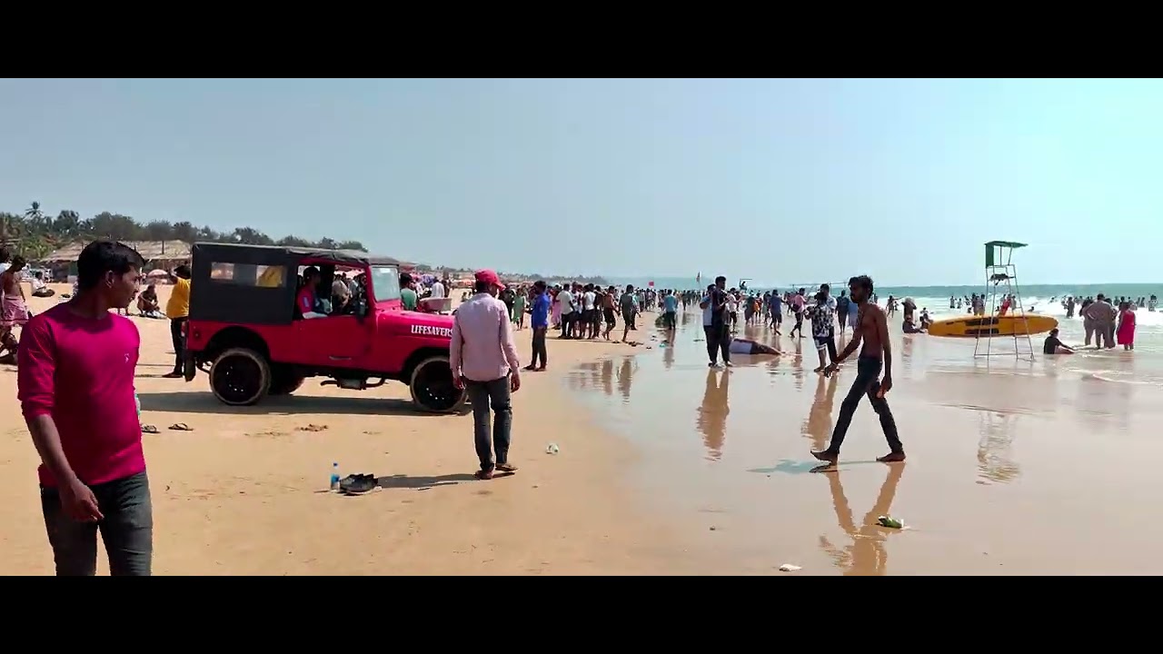 ENJOYING AT GOA BEACH - YouTube