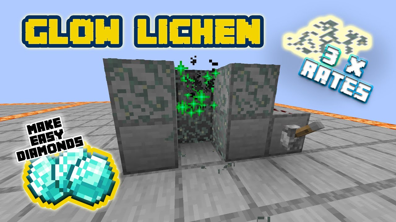 FASTEST Glow Lichen Farm - Easy & Simple Tutorial Minecraft 1.21 - YouTube