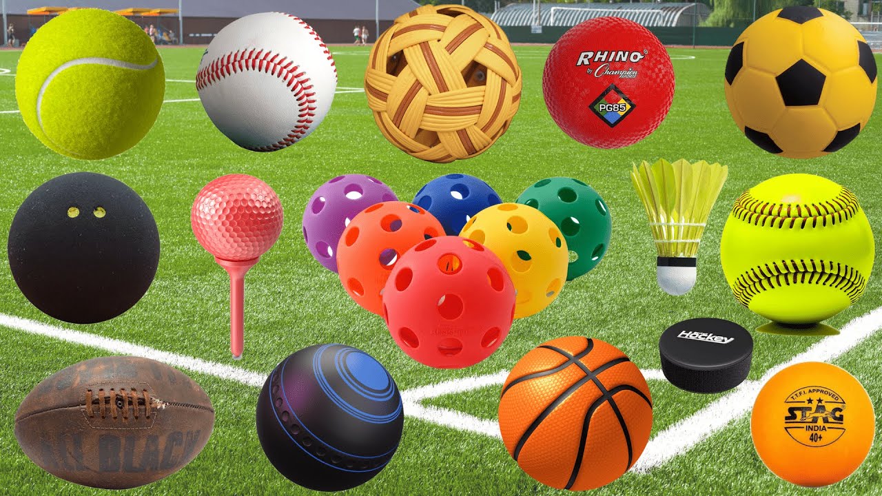 Balls for Kids | Types of Sports Ball| Sports Ball Vocabulary ...