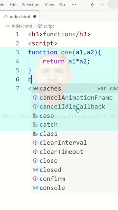 JavaScript Tutorial for Beginners / JavaScript learn / Function tag - YouTube