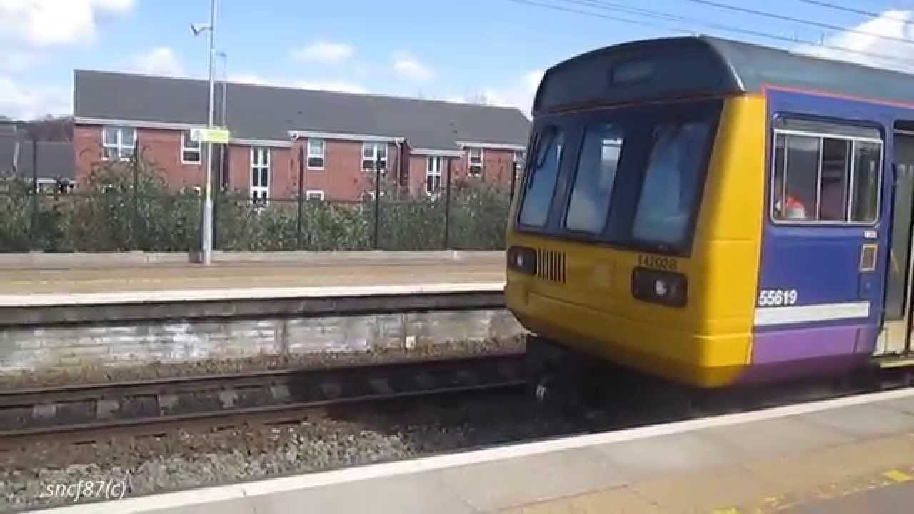 Northern Rail Class 142 & 150 departs at Liverpool South Parkway - YouTube