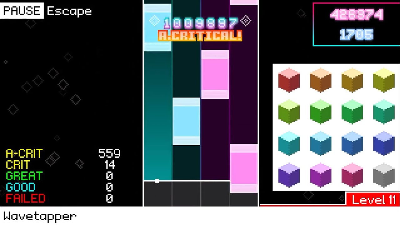[vivid/stasis] Wavetapper (Finale 12) All Critical, 1.009.875 pts - YouTube