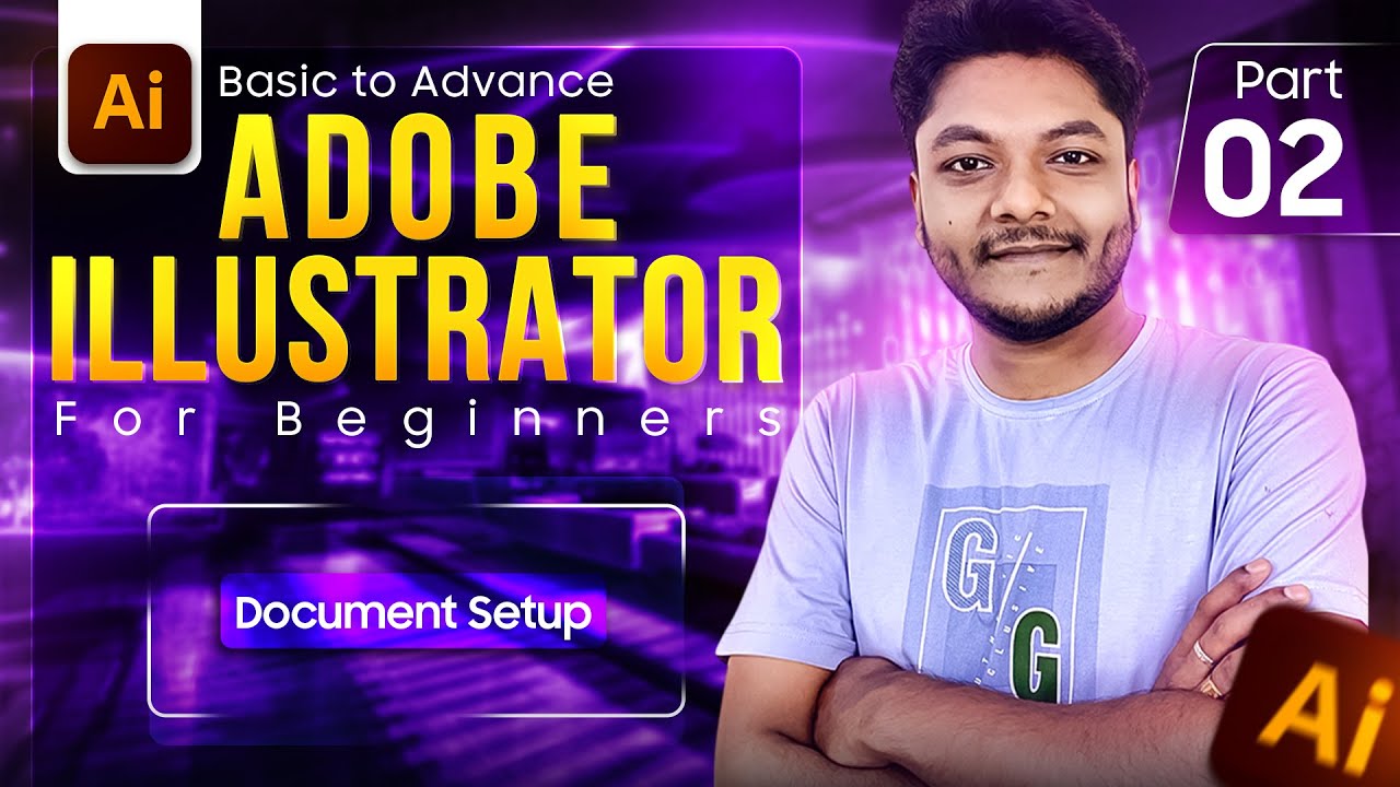 Adobe Illustrator CC Bangla Tutorial Part-2 I Illustrator Basic to Advanced Document Setup - YouTube