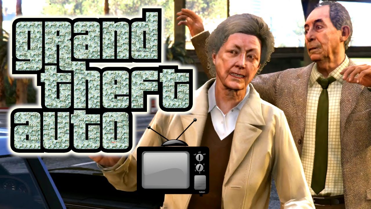 Nigel & Mrs Thornhill The De Santas: Grand Theft Auto 5 TV - Episode 15 ...