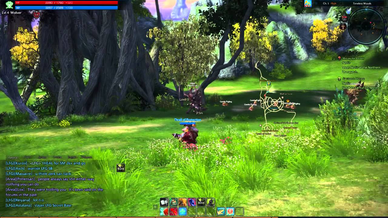 Tera: Gameplay - Mystic, Popori "Husky" (Starting zone) First ...