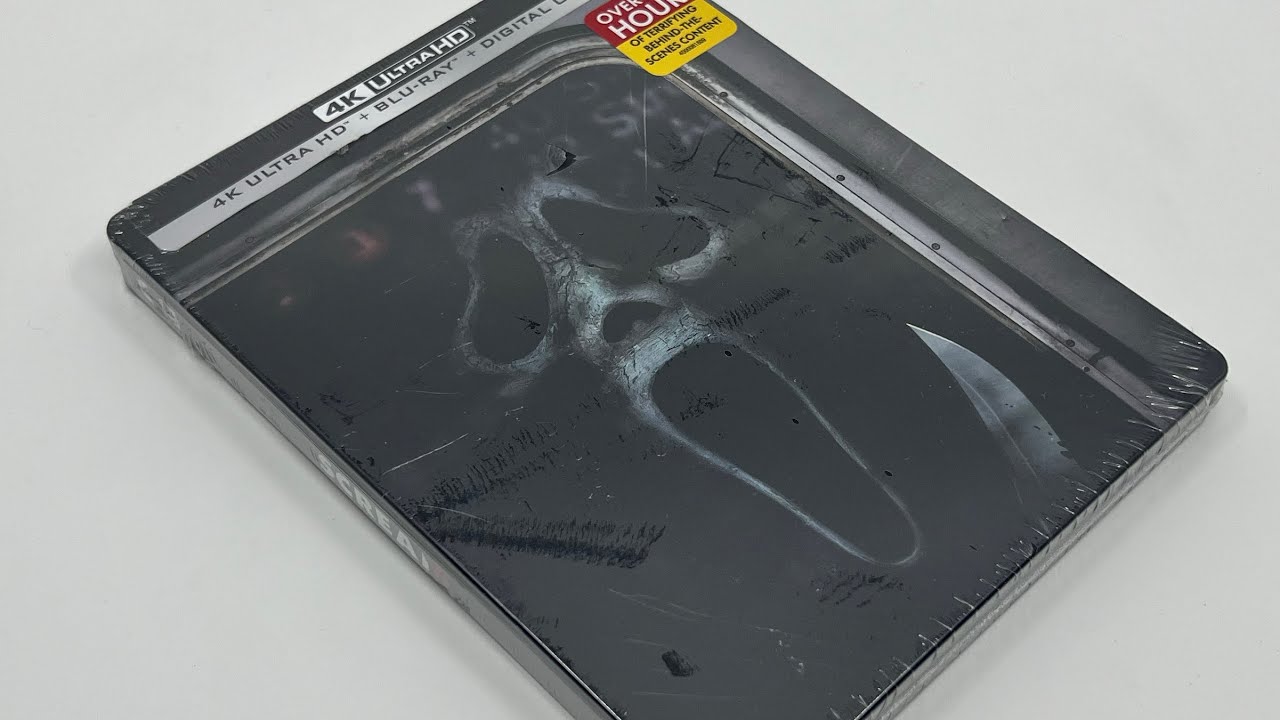 UNBOXING SCREAM 6 4K blu ray STEELBOOK don’t miss the free digital code ...
