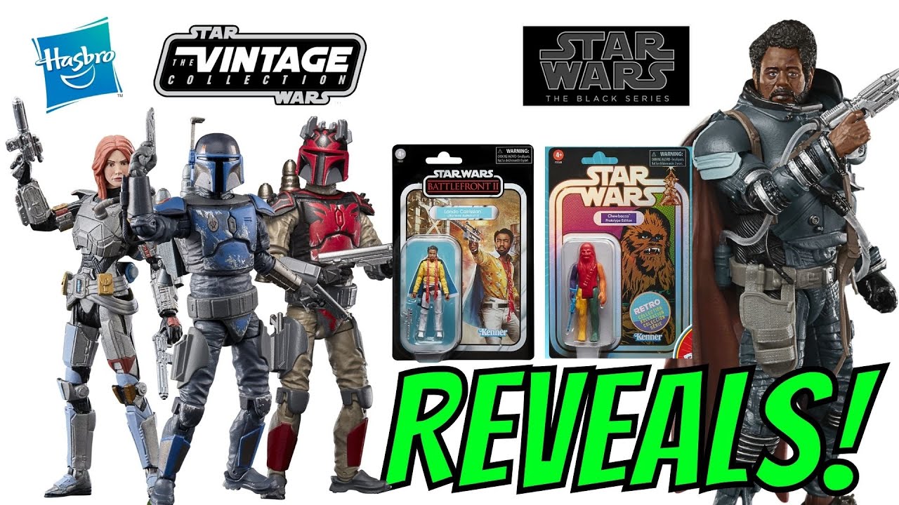 Hasbro Reveal NEW Vintage Collection & Black Series Figures on Fan ...