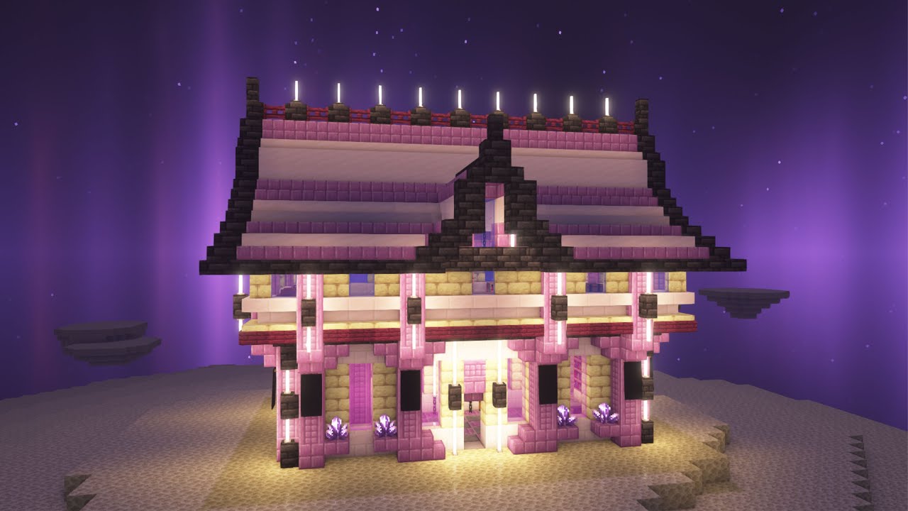 How to build End House - Minecraft tutorial - YouTube