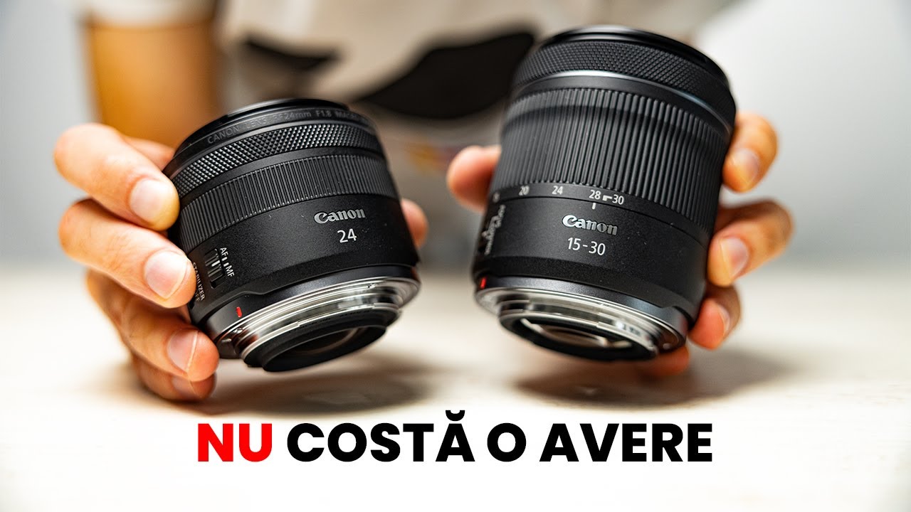 2 Obiective Canon RF accesibile, compacte și mai ales, wide! - YouTube