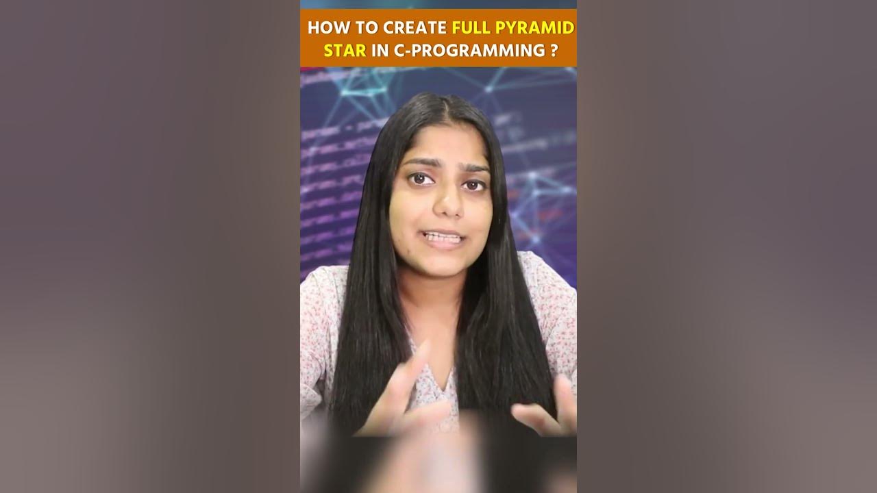 Star Pattern Printing Full Pyramid In C Language 💻🧑🏻💻 Shorts Coding Clanguage Youtube