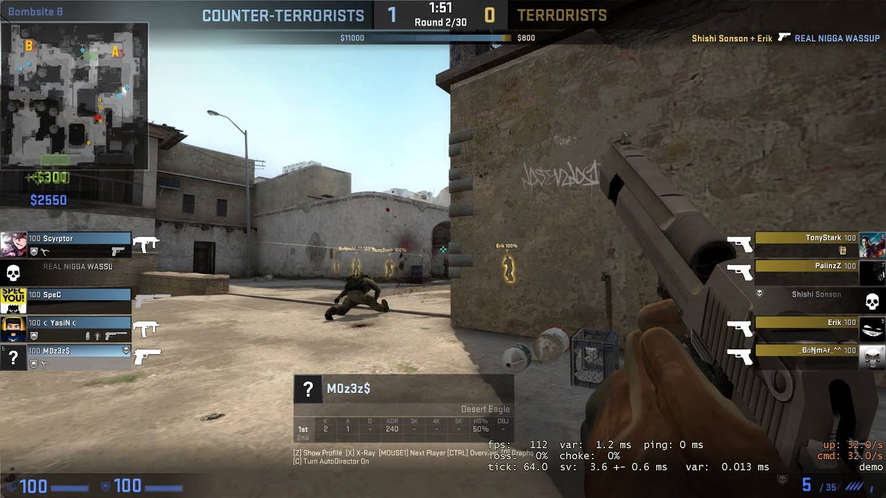 Amazing 4K Deagle HS Within 5 Seconds - YouTube