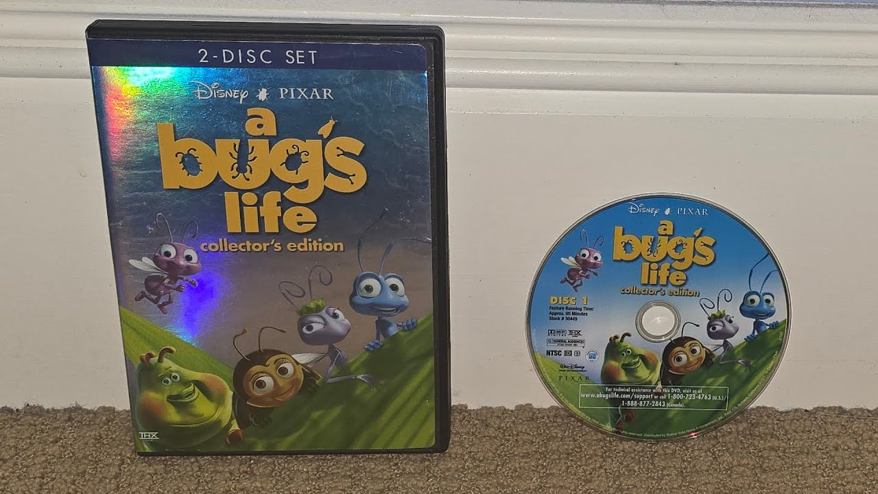 A Bug's Life USA DVD Walkthrough 4:3 Full Screen (2003) - YouTube