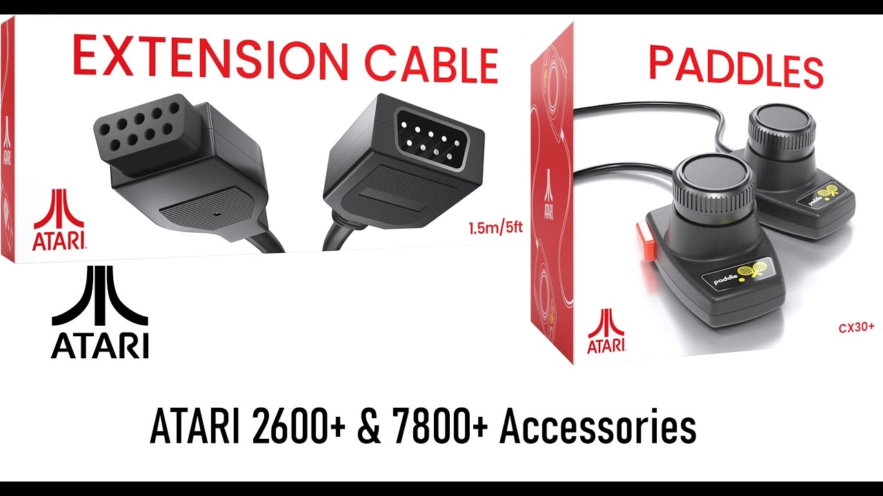 ATARI 2600+ & 7800+ Accessories - YouTube