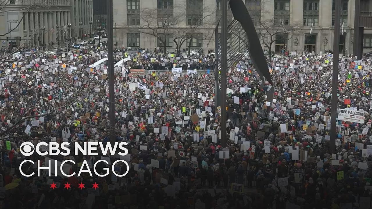 Chicago "Hands Off" rally in protest of Trump and Musk | Full Rally ...