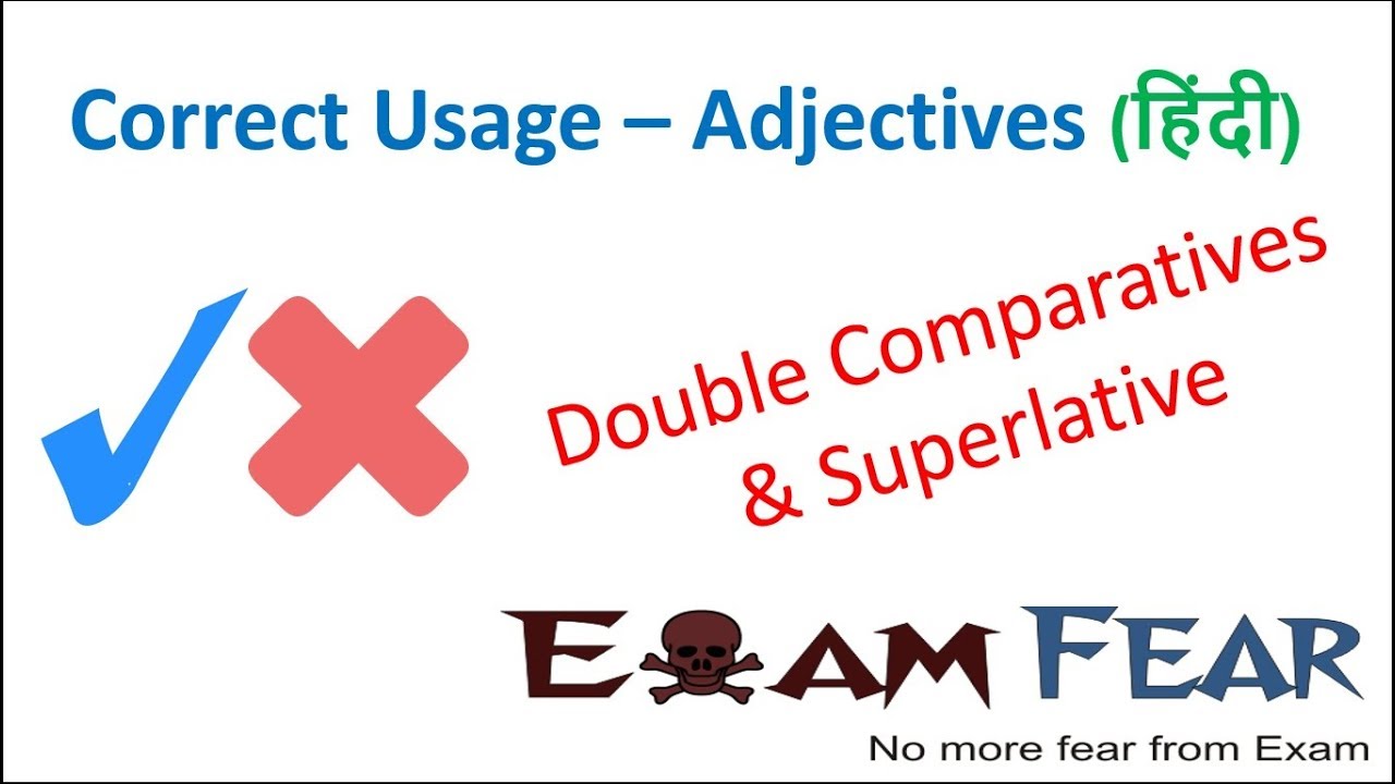Double Comparatives and Superlatives: English Grammar Correct Usage ...