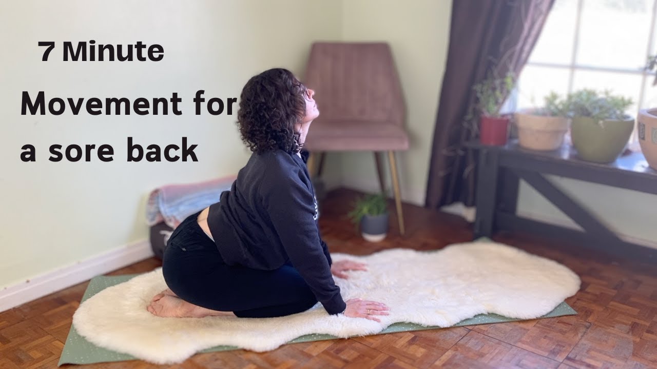 8 Min Yoga Movement for the Lower Back I Relieve Back Pain - YouTube