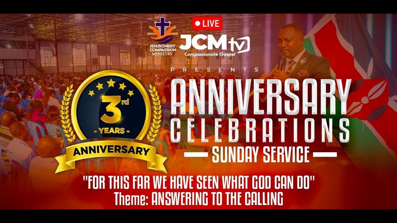 JCM 3RD ANNIVERSARY CELEBRATIONS || THEME: ANSWERING TO THE CALLING ...