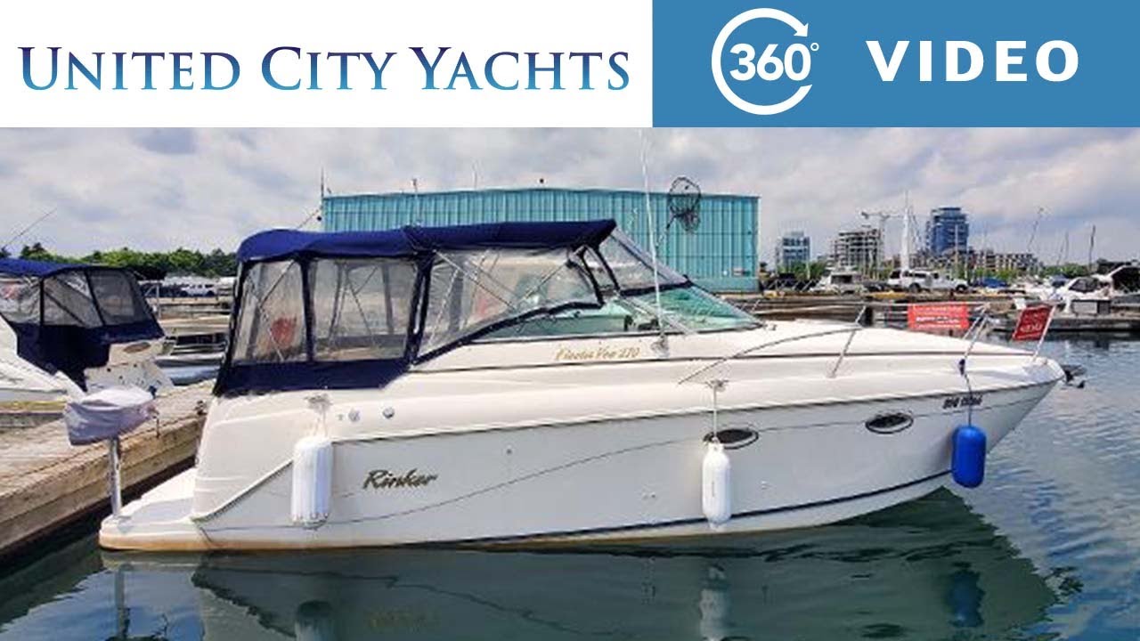 27' Rinker 270 Fiesta Vee 2002 - YouTube