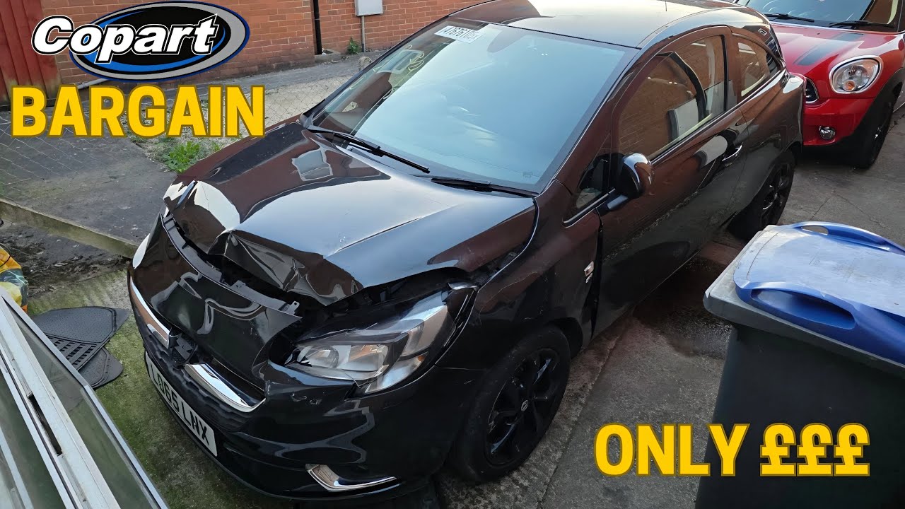 Rebuilding my crashed damaged Vauxhall Corsa E | Part 1 - YouTube