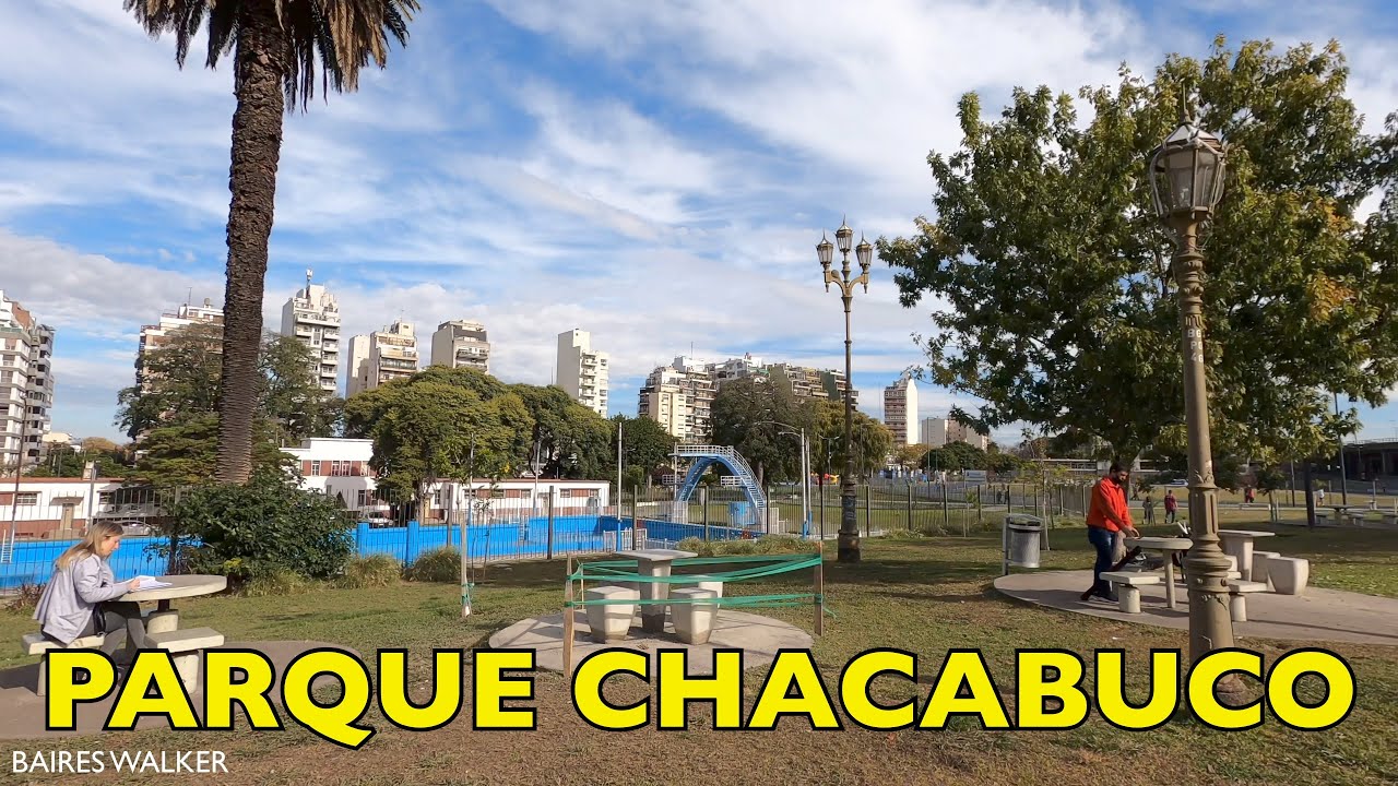 [4K] Buenos Aires Walk - Barrio de Chacabuco / Parque Chacabuco ...
