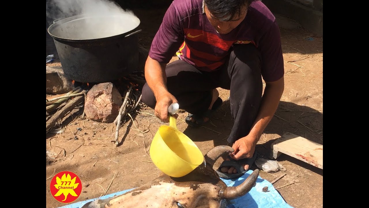 Cow Head Cooking - YouTube