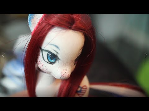 4th Of July! My Little Pony FIM Custom Pony Toy Tutorial MLPcandy - YouTube