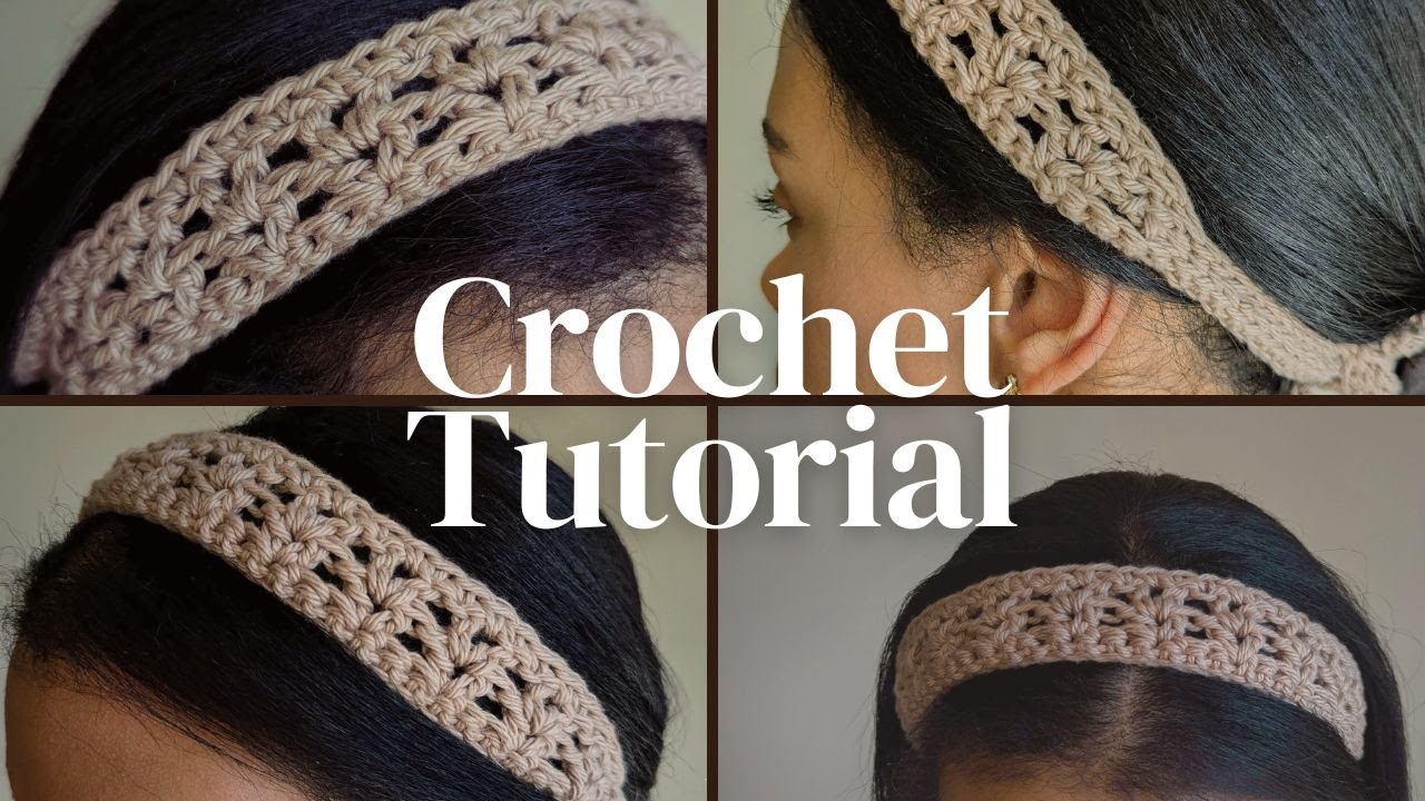Easy Crochet Headband Tutorial (beginner-friendly) - YouTube