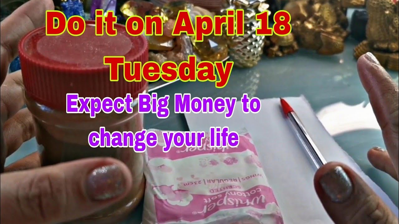 Do it on April 18 Tuesday expect Big Money to change your life-Apple ...